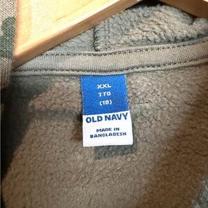 Old Navy | Shirts & Tops | Old Navy Kids Camo Hoodie With Yellow Smiley ...